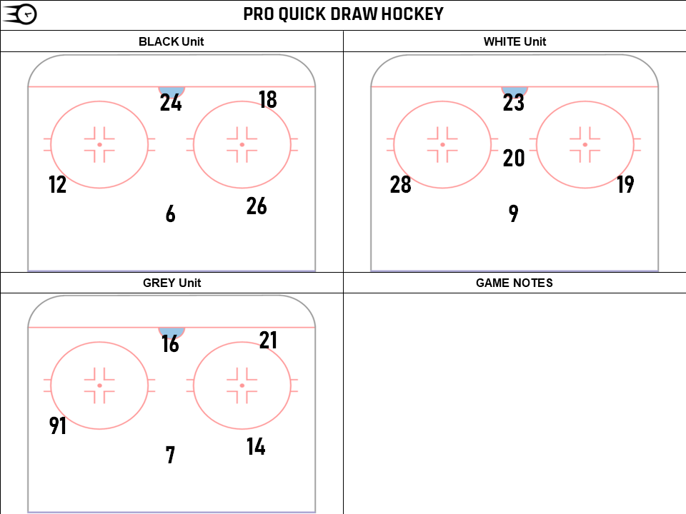 Pro Quick Draw for Hockey